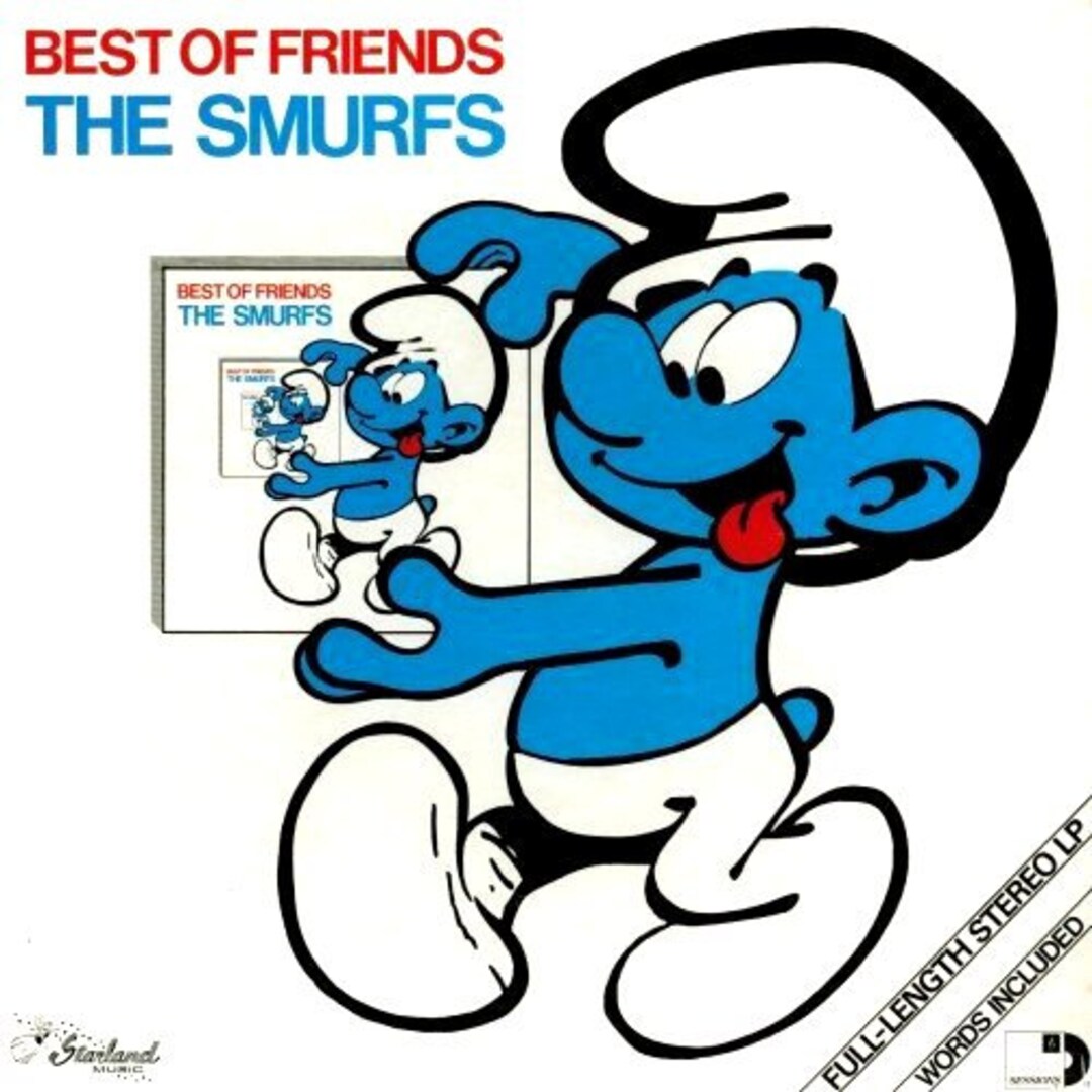 Factory Sealed THE SMURFS Best of Friends 1982 Vinyl Lp Record Album ...