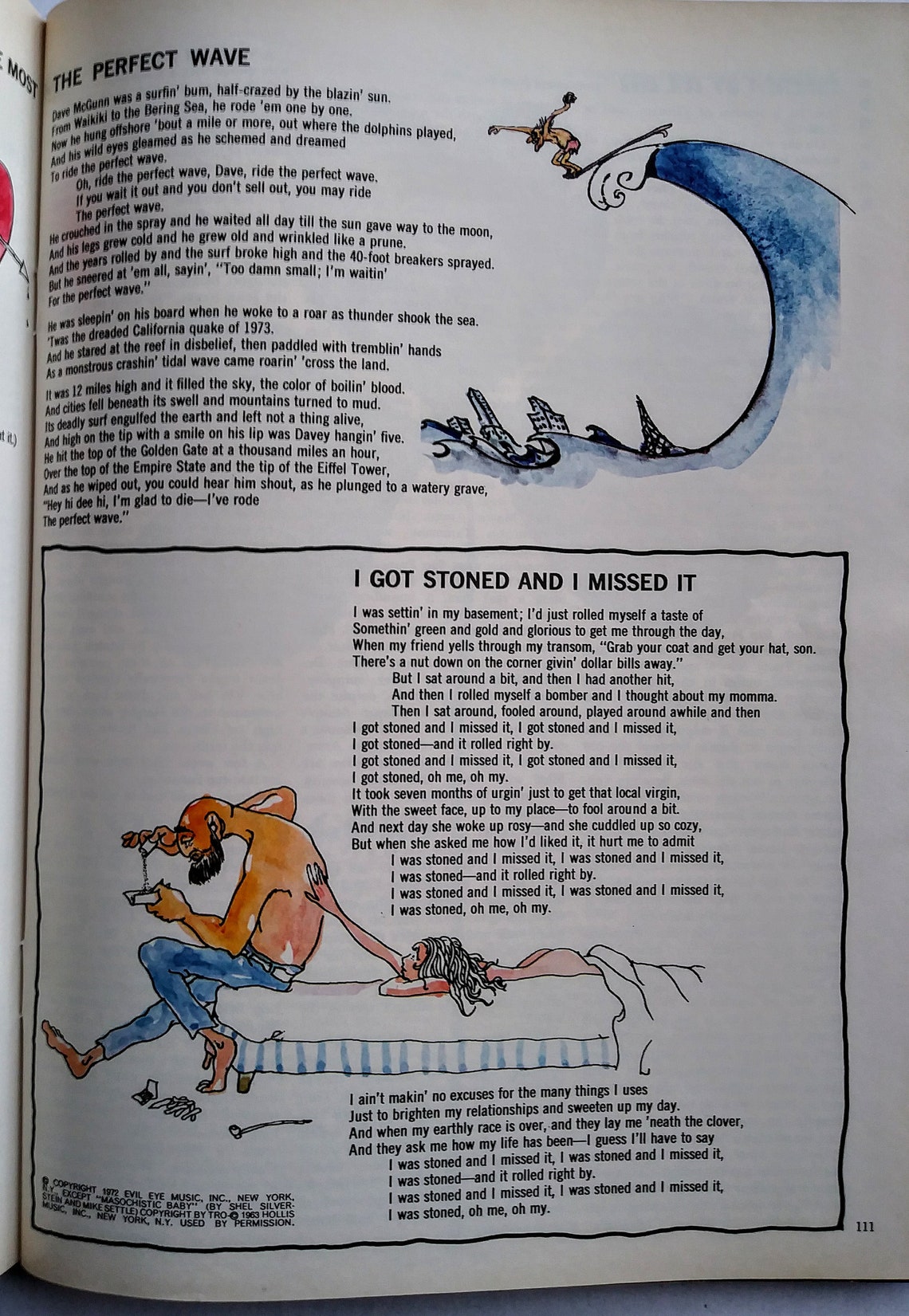 Vintage Edward GOREY Color Illustration Art 1973 Playboy | Etsy