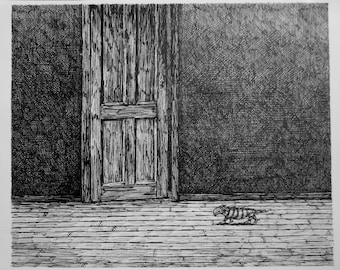 VINTAGE Large EDWARD GOREY Print / Poster 1970s the Listing | Etsy