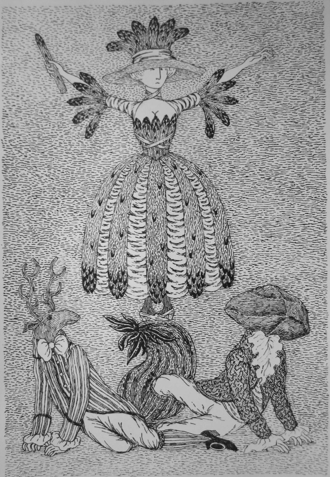 VINTAGE Large Edward GOREY Print / Poster 1970s Scenes De - Etsy