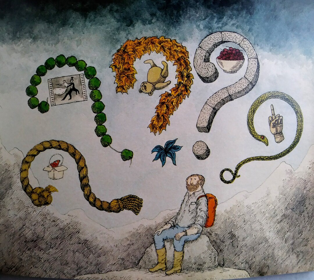 Vintage Edward GOREY Color Illustration Art 1976 Magazine Alberto ...