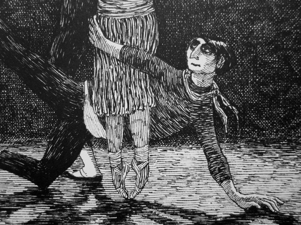 VINTAGE Large Edward GOREY Print / Poster 1970s Scenes De - Etsy