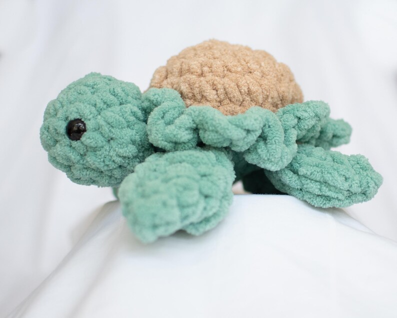 Shells the Sea Turtle: Cute Handmade Crochet Stuffed Animal - Etsy