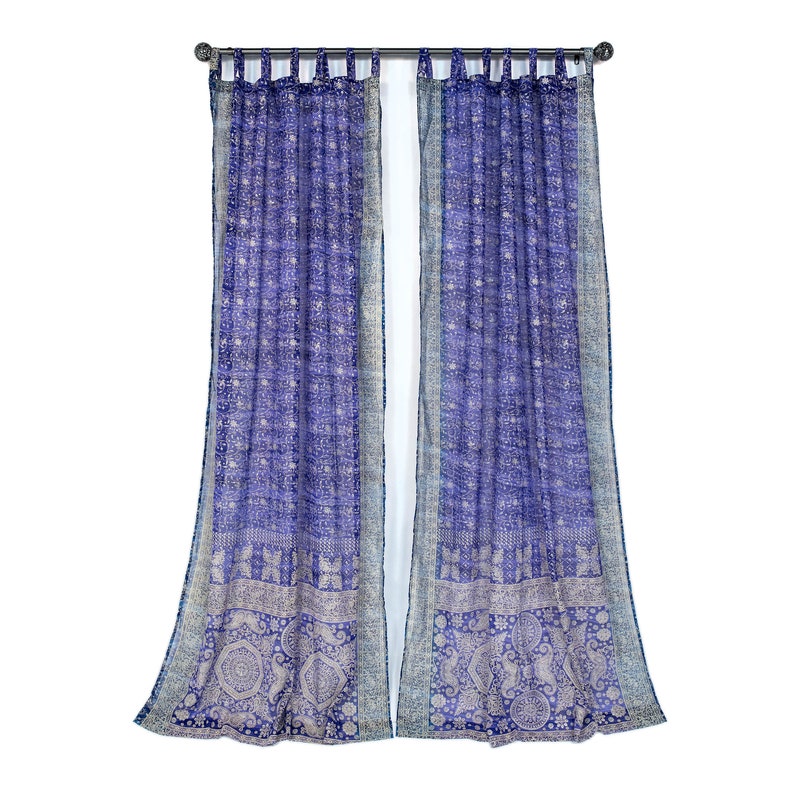 Indigo Curtains - Etsy
