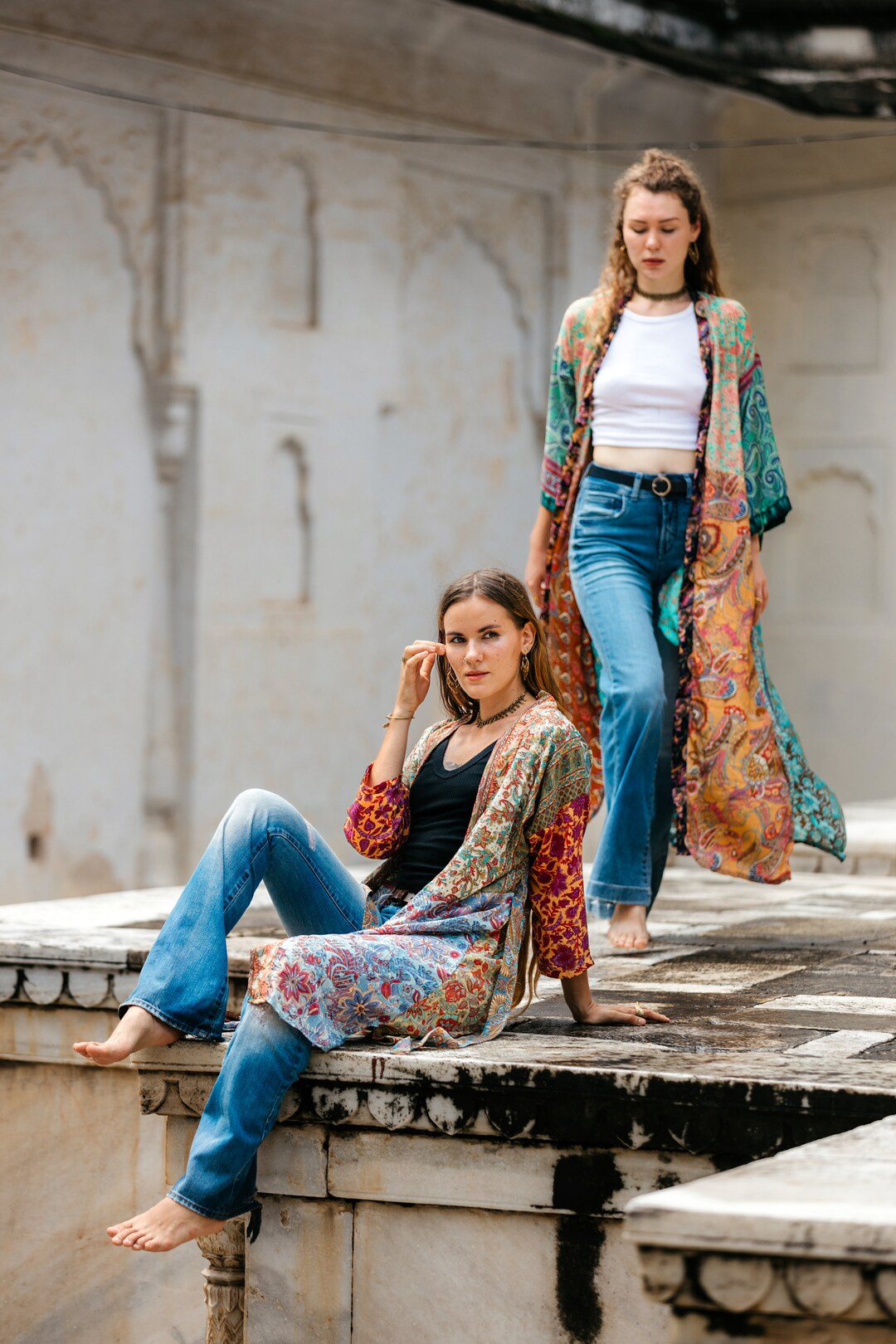 Kimono We Love Printed Silk PADMINI Woman BOUTIQUE Our Line of Fashion ...