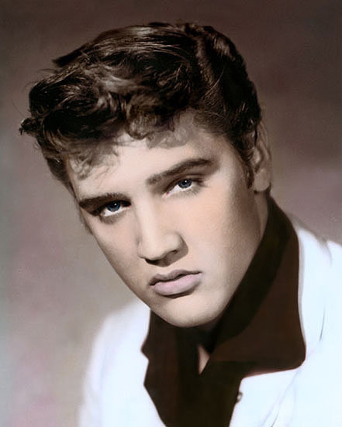 Colorized Photo: Elvis Presley 1955 Singer Actor Songwriter - Etsy ...