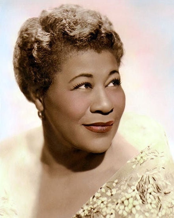Colorized Photo: Ella Fitzgerald Singer First Lady of Song | Etsy