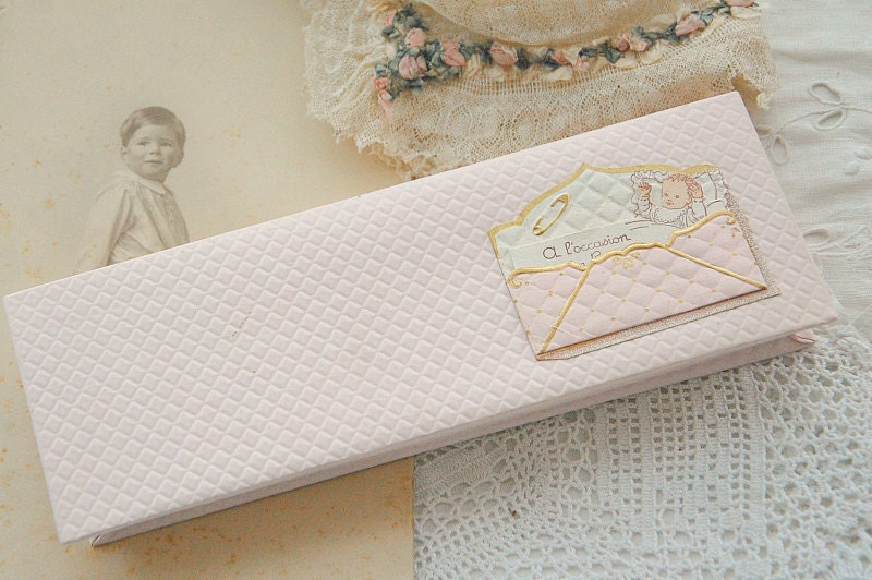 Vintage French Baptism Gift Box Candy Box French Chocolate - Etsy