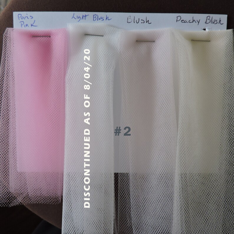 Tulle SAMPLES Choose Colors - Etsy