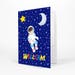 Astronaut Personalized Folder Astronaut Boy Girl Night Sky - Etsy