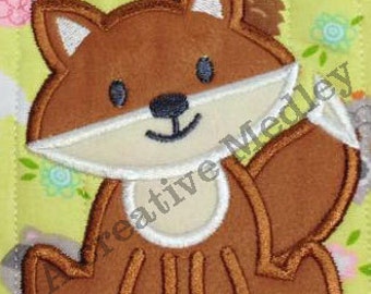 Fox applique | Etsy