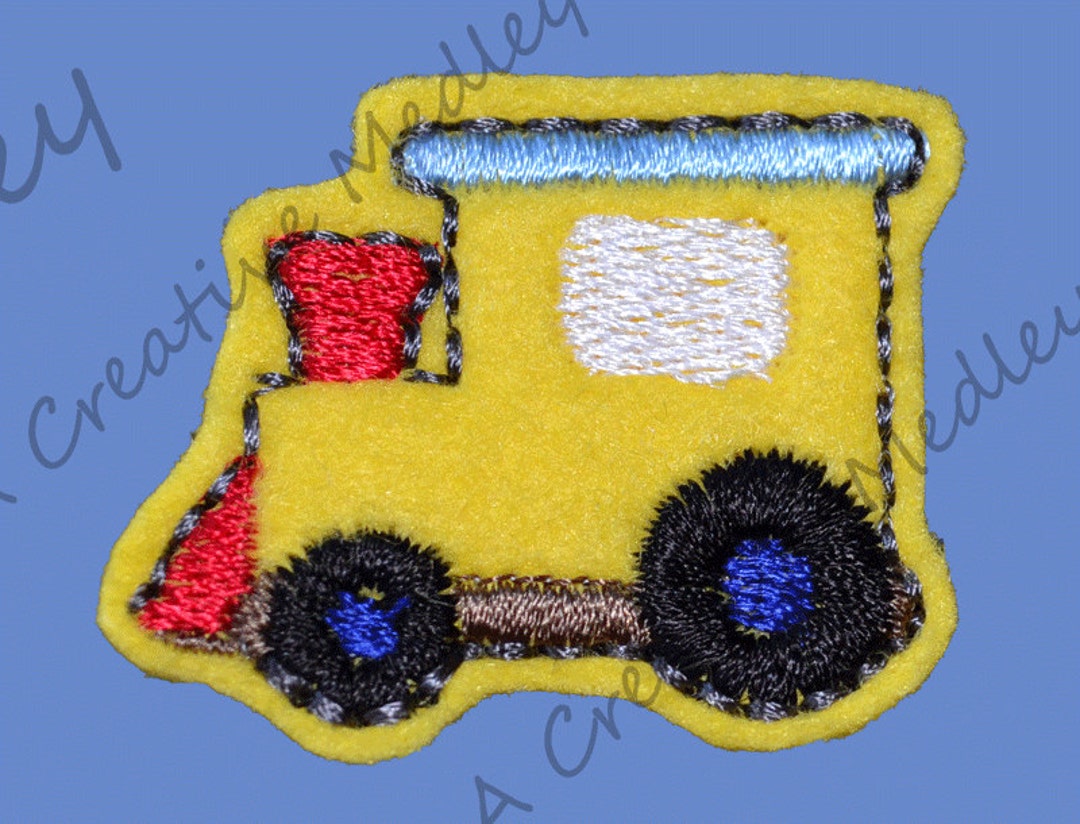 Train Felt Feltie Embroidery Design - Instant Download - Etsy
