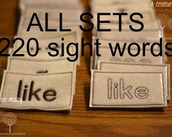 ITH Sight Words 110 Dolch Word Set 220 Files Total | Etsy