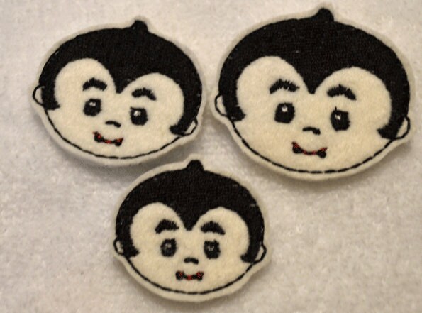 Vamp the Vampire Applique EMBROIDERY DESIGN | Etsy