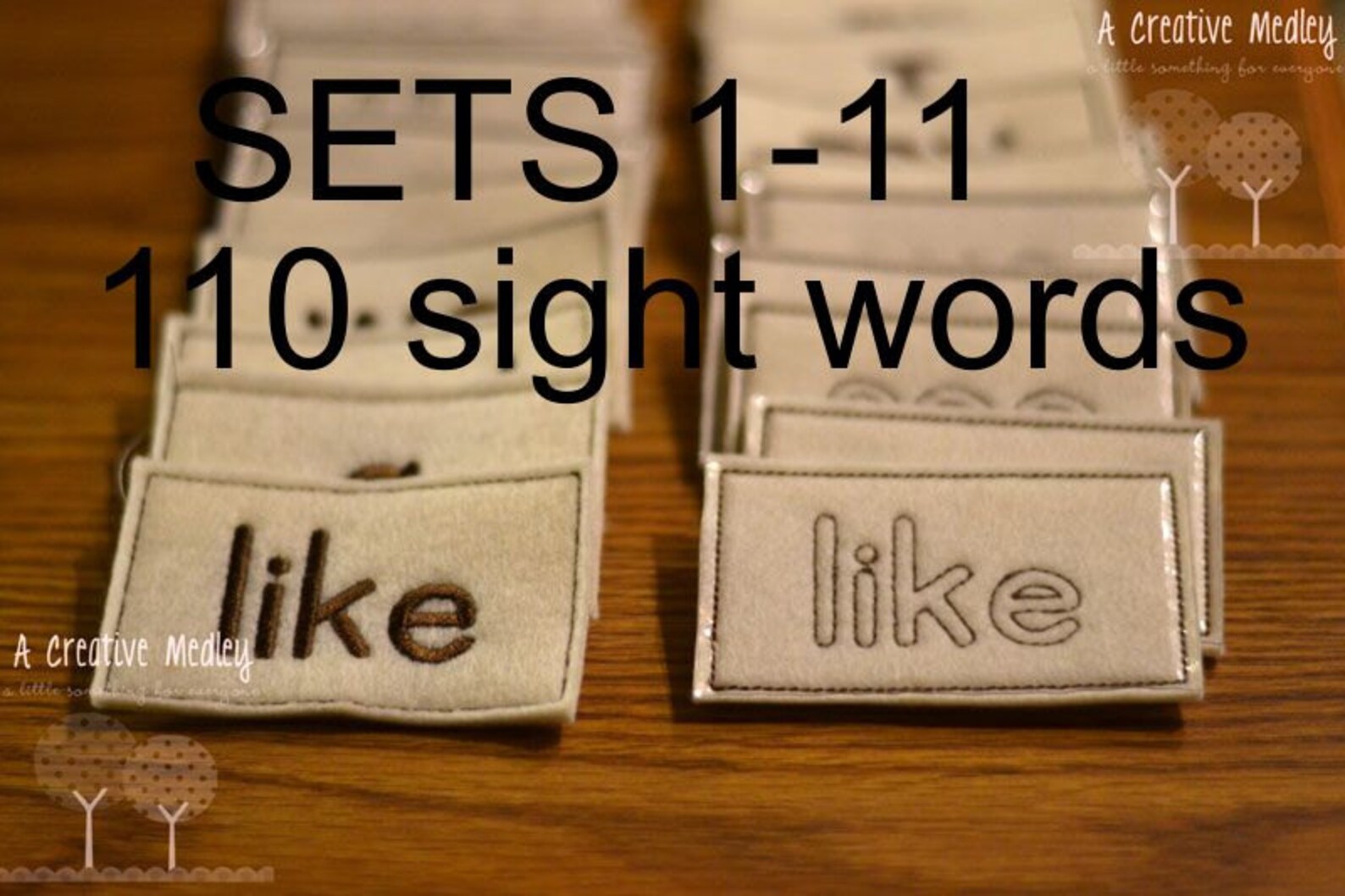 ITH Sight Words 110 Dolch Word Set 220 Files Total | Etsy