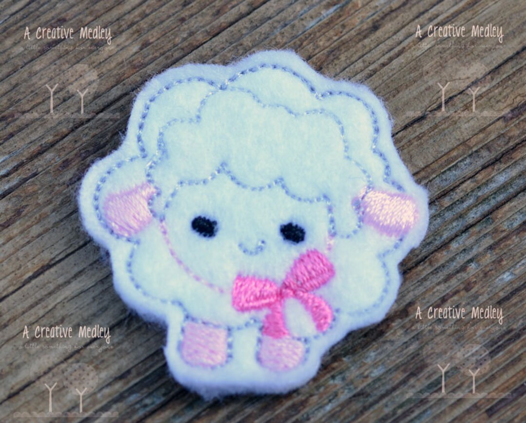 Sheep Felt Feltie Embroidery Design - Instant Download - Etsy