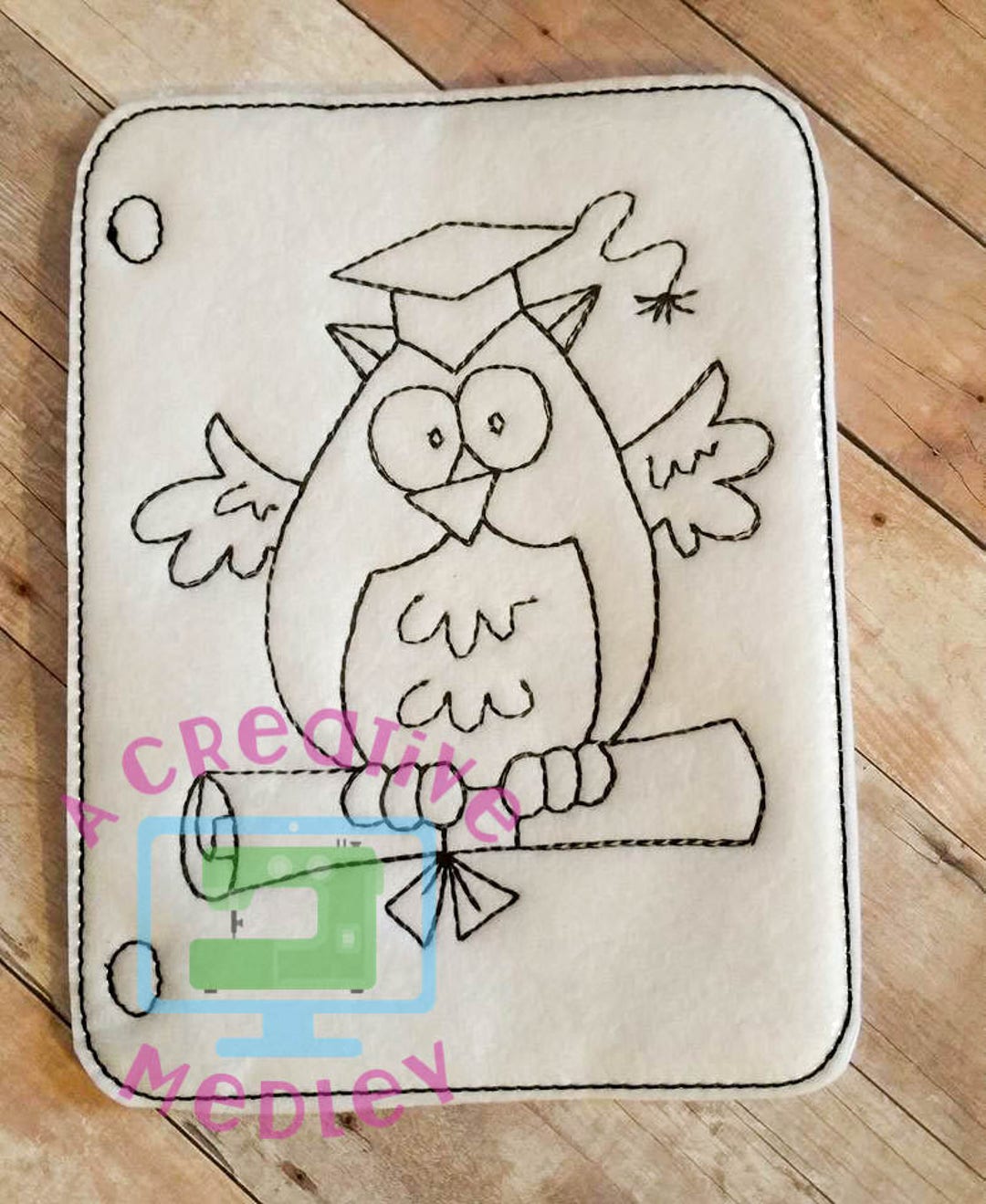 Coloring Page Graduation Owl-instant Download - Etsy