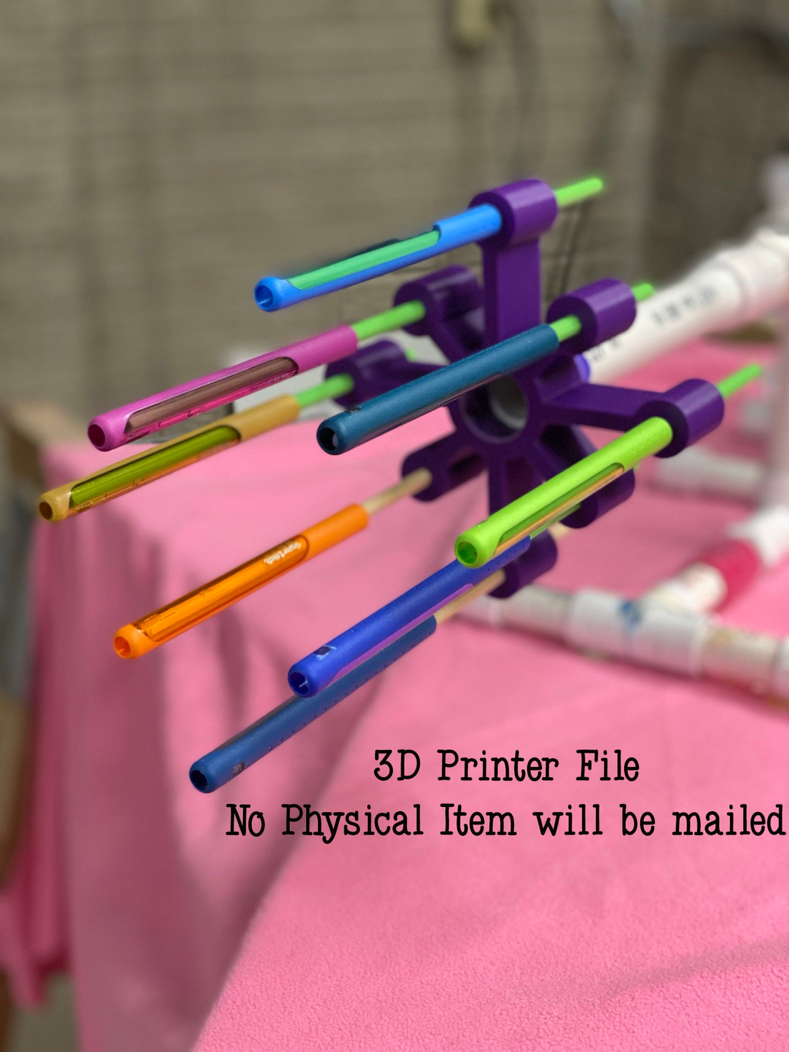 3D Printer STL File - Cup Turner Adapter Drying Stand for Epoxy Resin ...