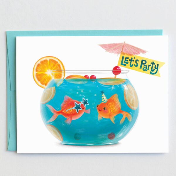 Fish Birthday Card - Etsy