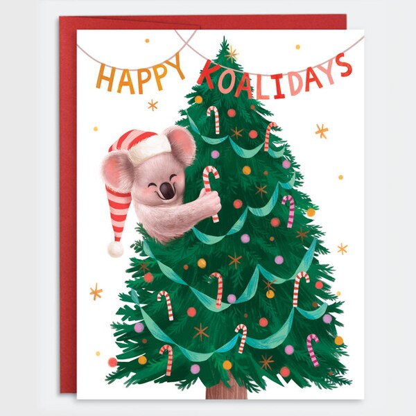 Christmas Koala - Etsy