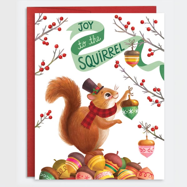 Joy to the Squirrel - Etsy