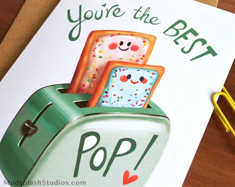 You're the Best Pop Fathers Day Card Dad Birthday Card - Etsy