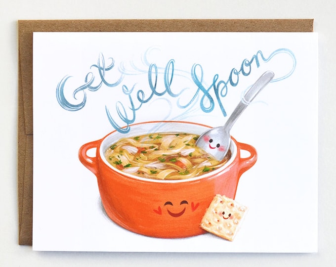 Get Well Card Feel Better Card Get Well Soon Card Recovery Card Get ...