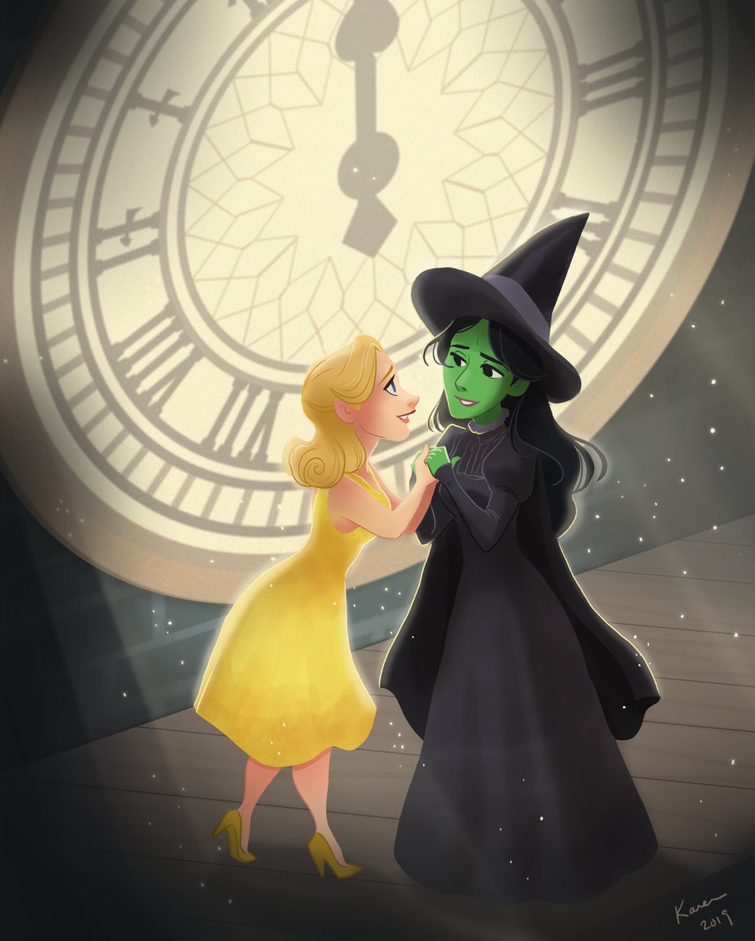 Wicked Art Print: Because I Knew You - Etsy