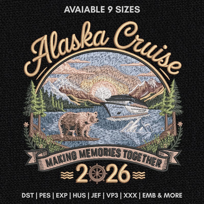 Cruise Embroidery 2026 - Etsy