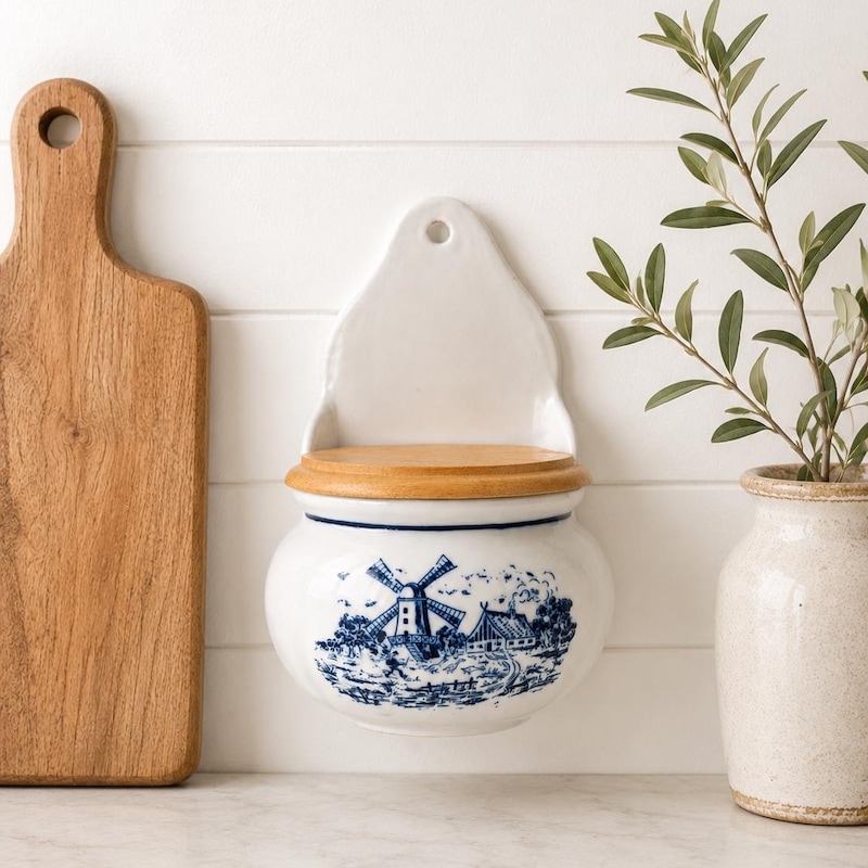 Salt Box Vintage Ceramic - Etsy