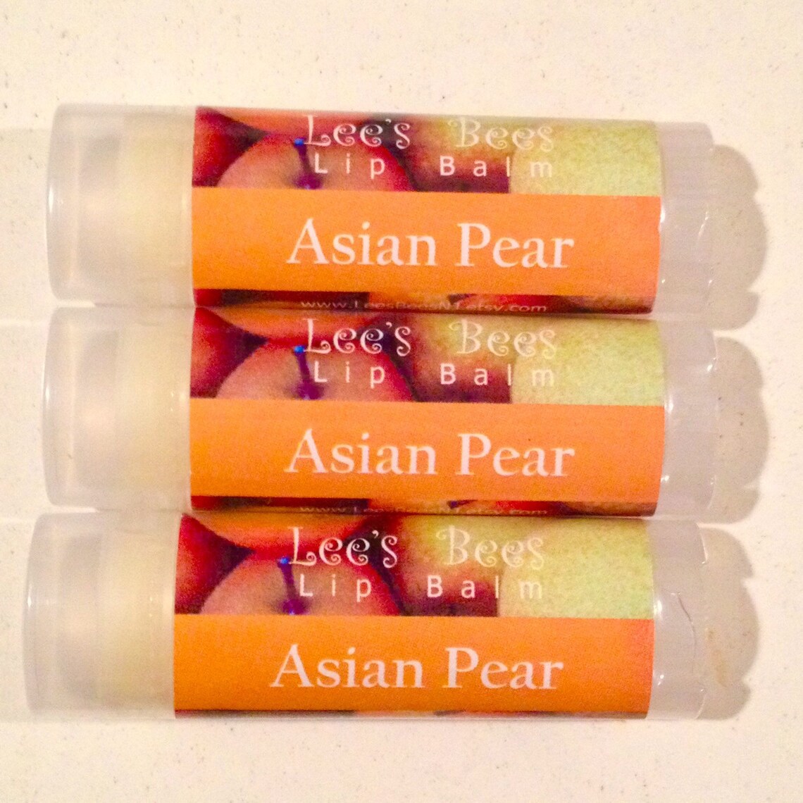 Asian Pear Lip Balm, Natural Beeswax Chapstick From the Beekeeper - Etsy