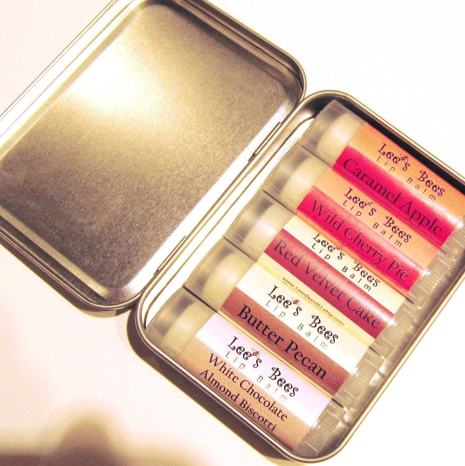Gift Set of Lip Balms - All Natural Tasteful Treats Collection - 5 ...