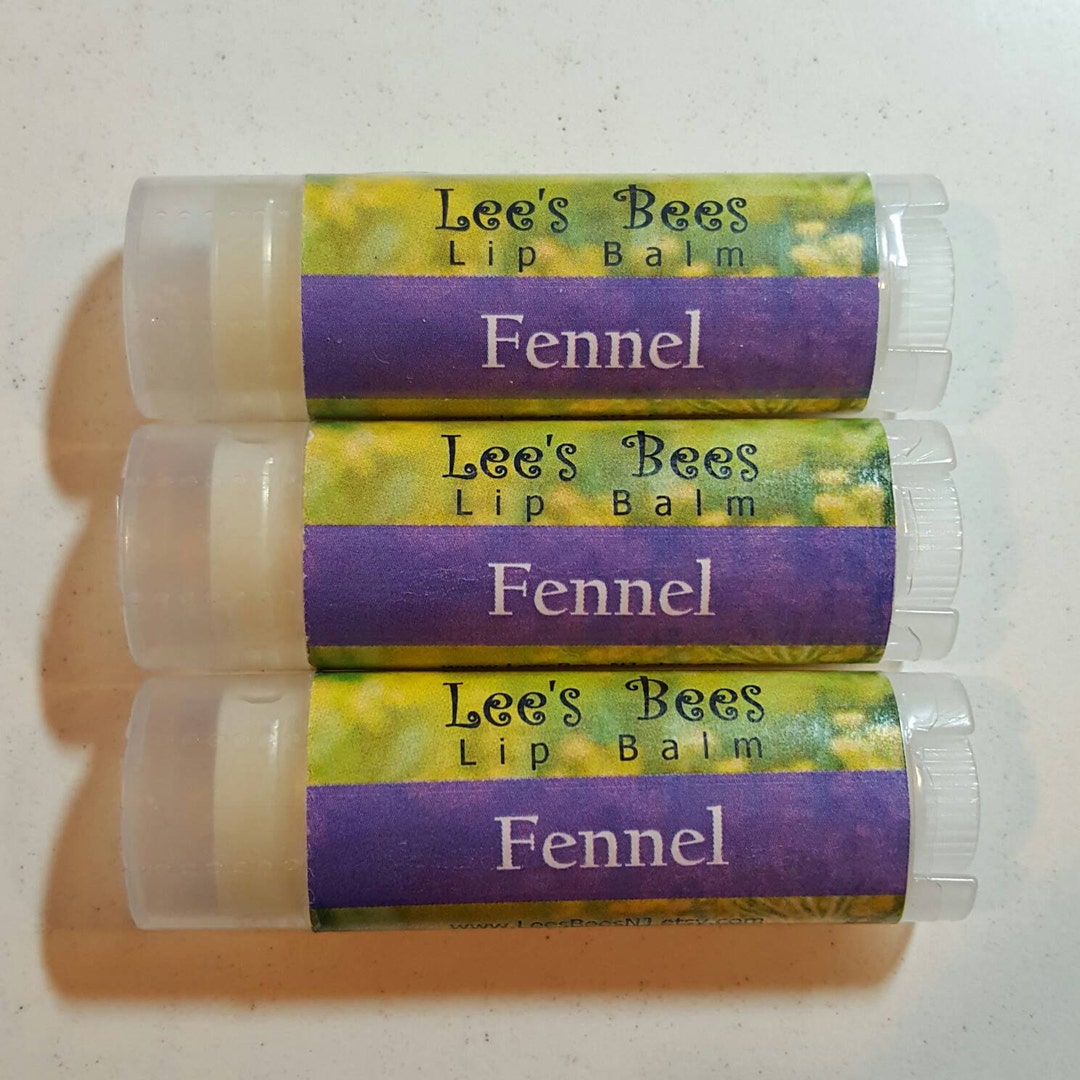 Fennel Lip Balm - One Tube of Licorice Sambuca Anisette Flavored ...