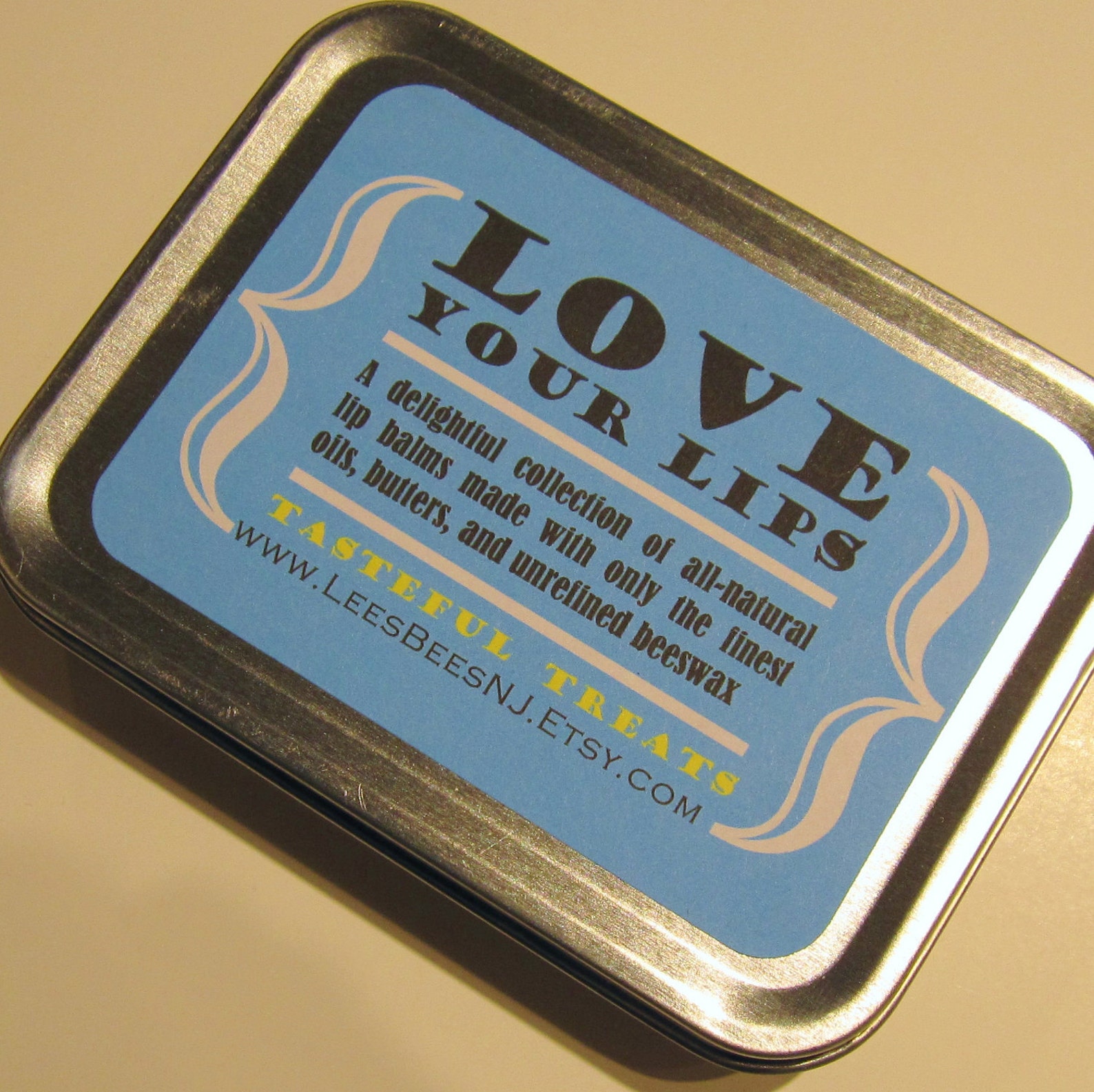 Gift Set of Lip Balms - All Natural Tasteful Treats Collection - 5 ...