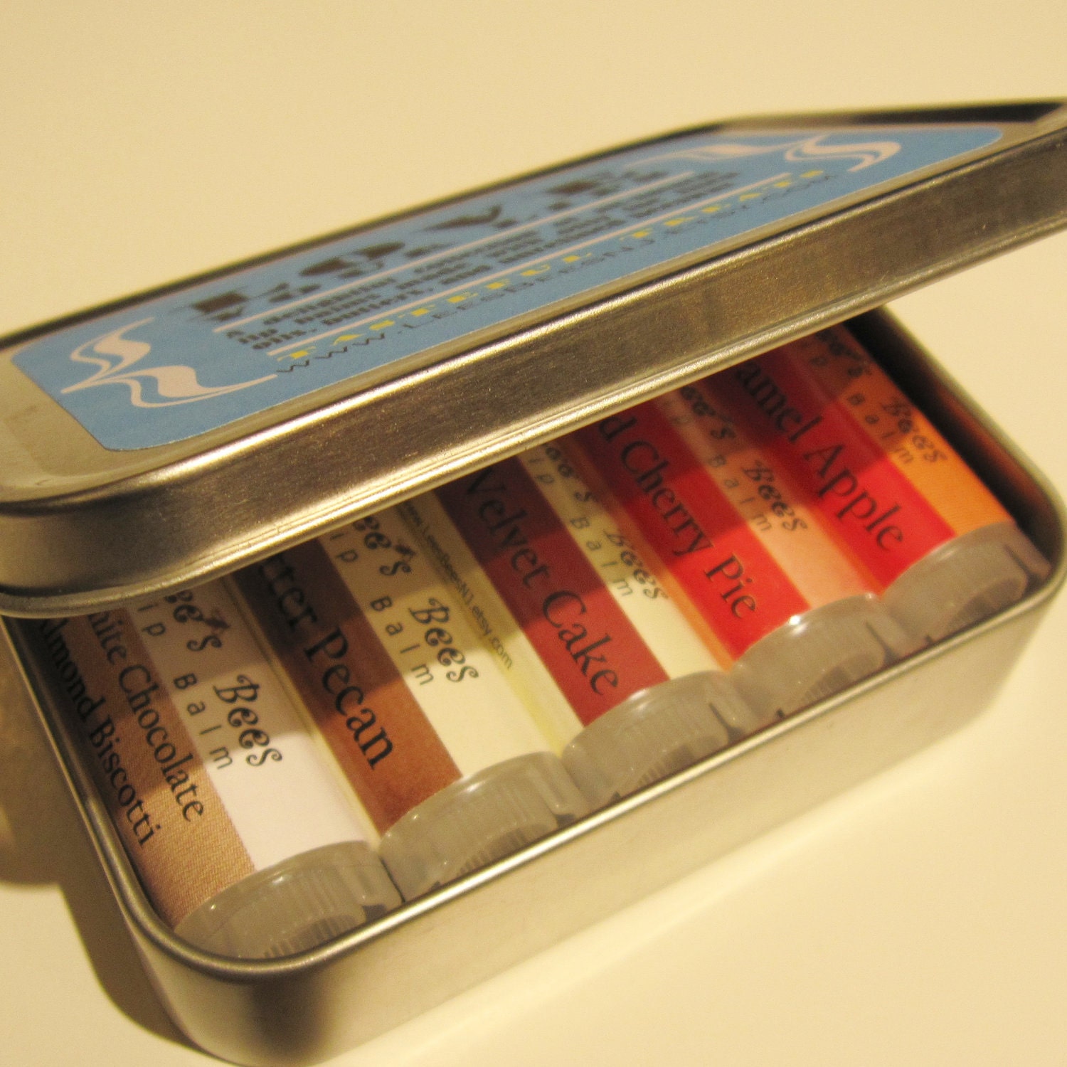 Gift Set of Lip Balms - All Natural Tasteful Treats Collection - 5 ...