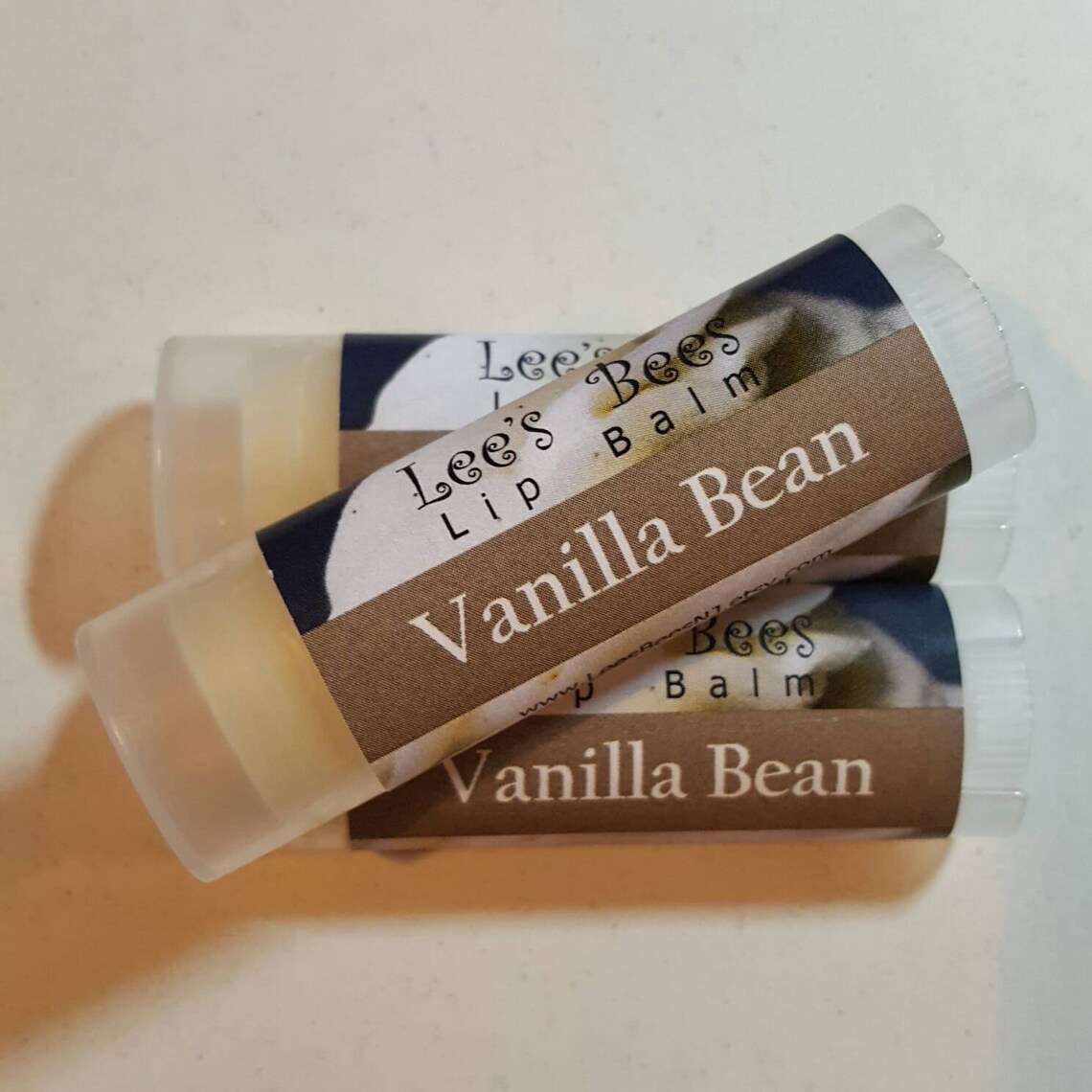 Vanilla Bean Lip Balm One Tube of Beeswax Lip Salve | Etsy