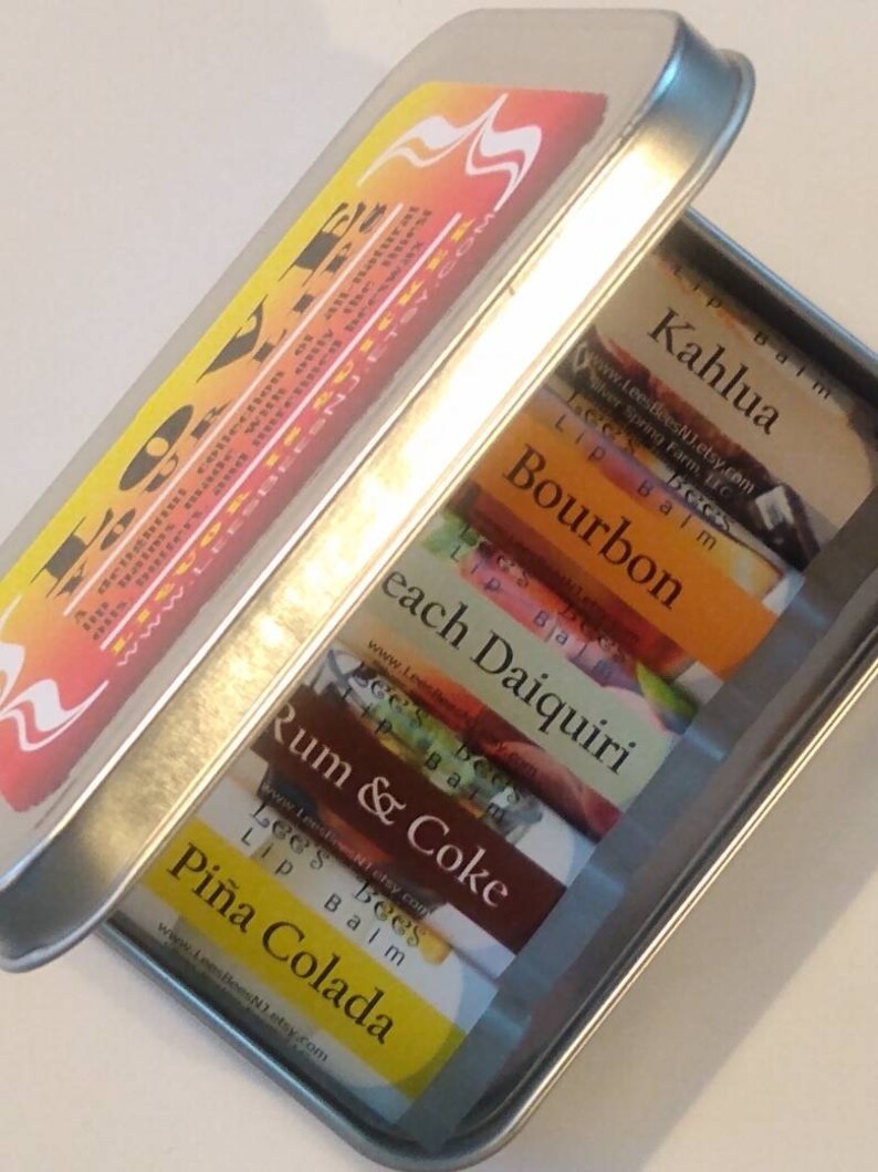 Lip Balm Gift Set NEW LIQUOR is QUICKER Collection in a - Etsy