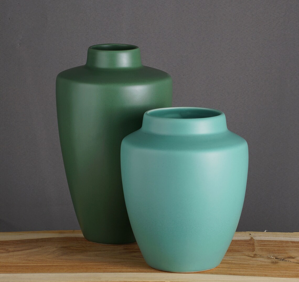 Jasper Vase Modernist Craftsman Pottery Teco Style Vase | Etsy