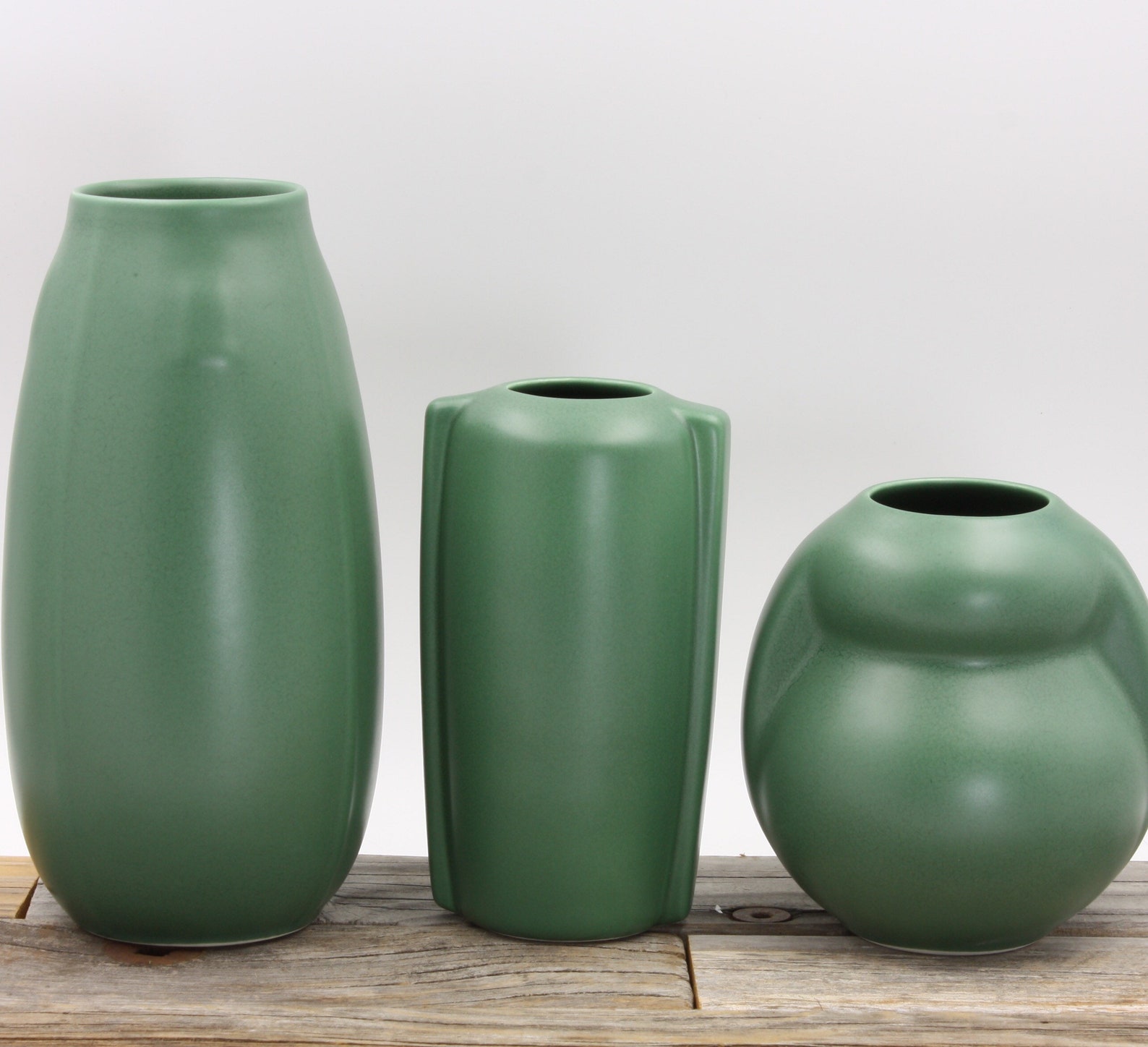 Tall Craftsman Pottery Teco Style Vase Bungalow Interior | Etsy