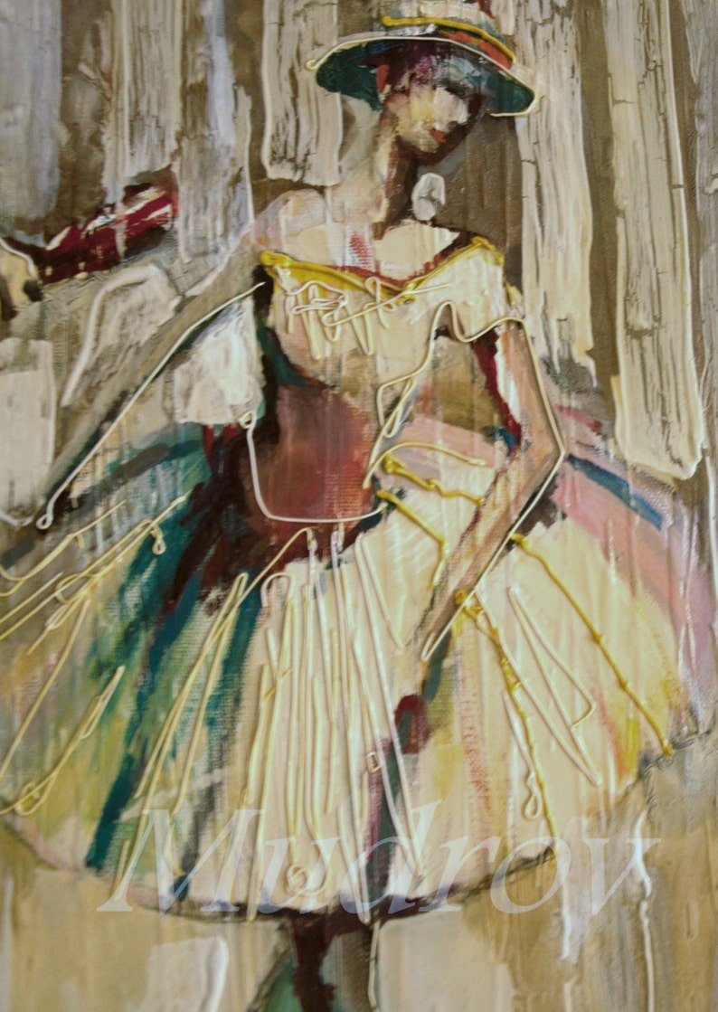 Duet 2008 Original Oil Painting Print on Rolled Canvas Fine Art Print ...