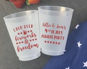Cold Beers and Fireworks 4th of July Shatterproof Party Cups - Etsy