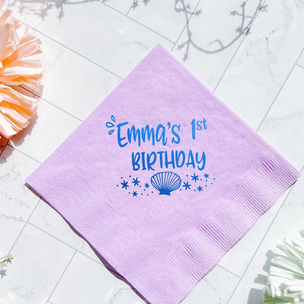 Mermaid Napkins - Etsy