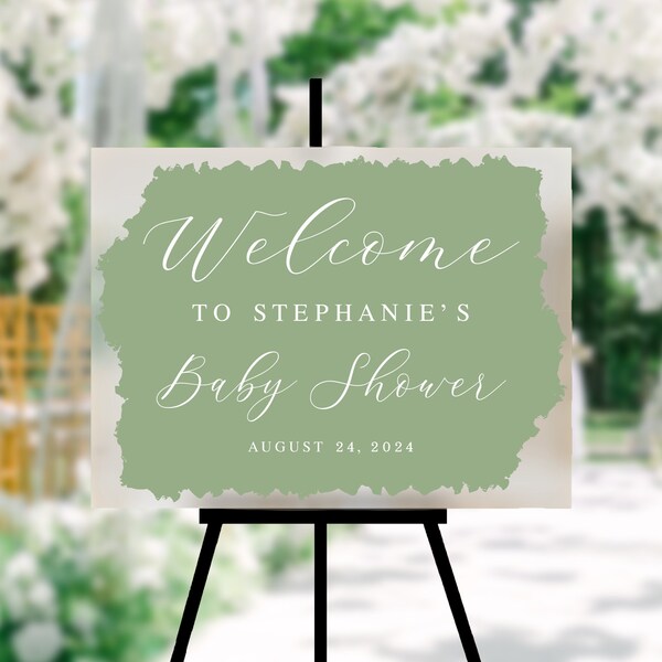 Baby Shower Landscape Sign - Etsy