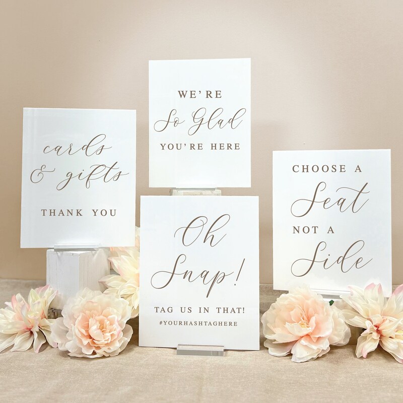 Elegant Wedding Sign - Etsy