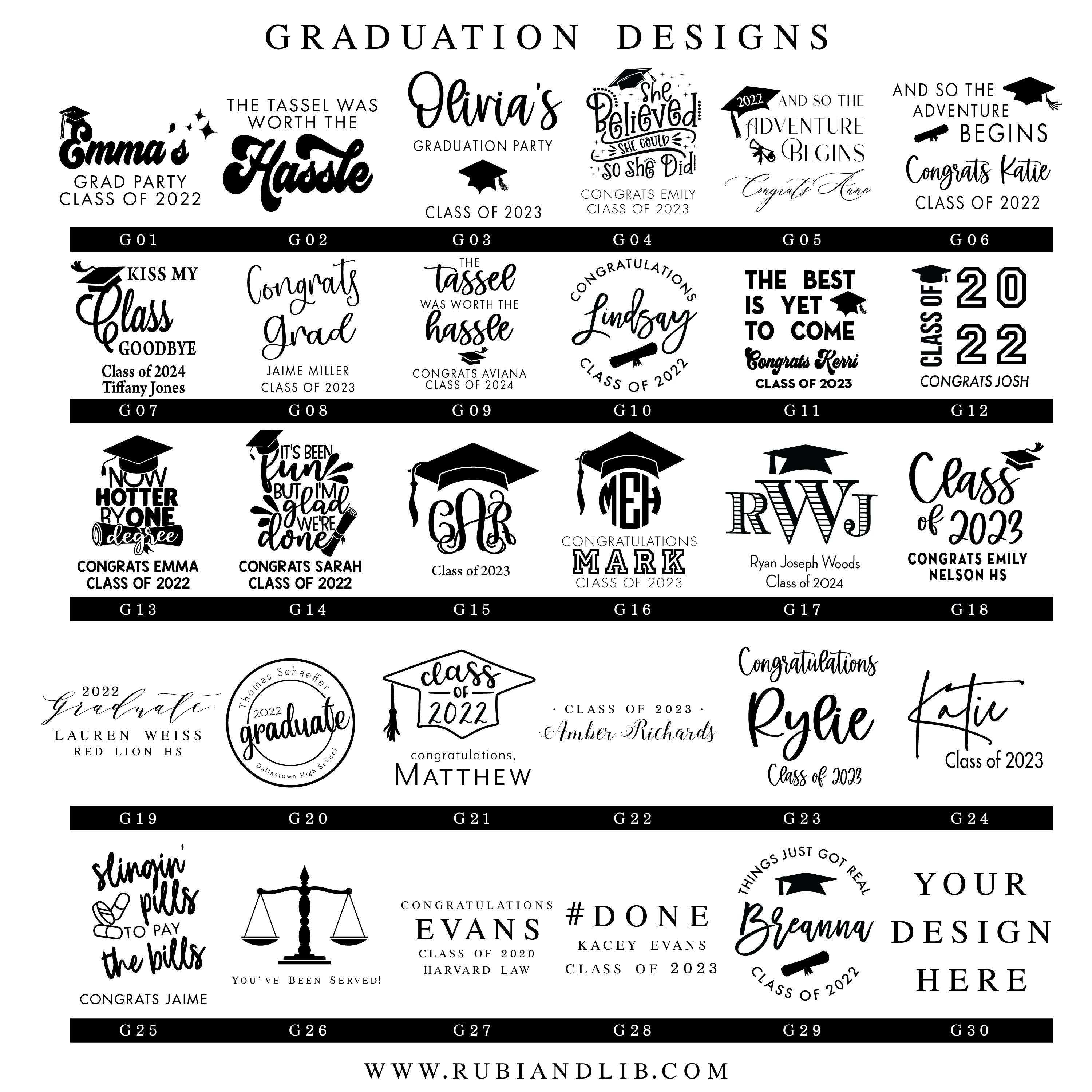 Personalized Graduation Plastic Party Shatterproof Cups | Etsy