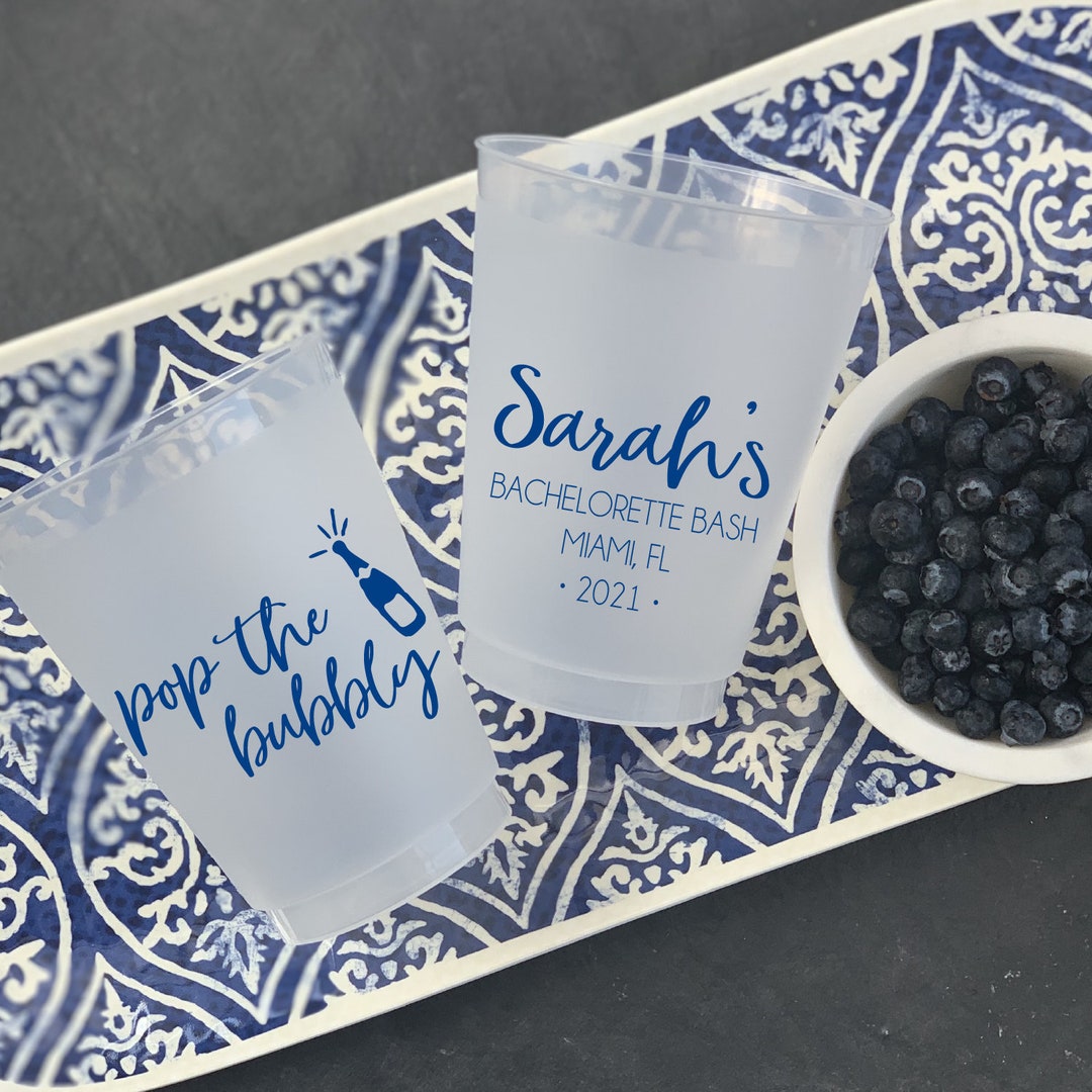 Pop the Bubbly Personalized Wedding / Bridal Shower/ Rehearsal Dinner ...