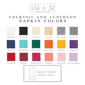 Personalized Wedding Napkins, Names With Heart Rehearsal Dinner ...