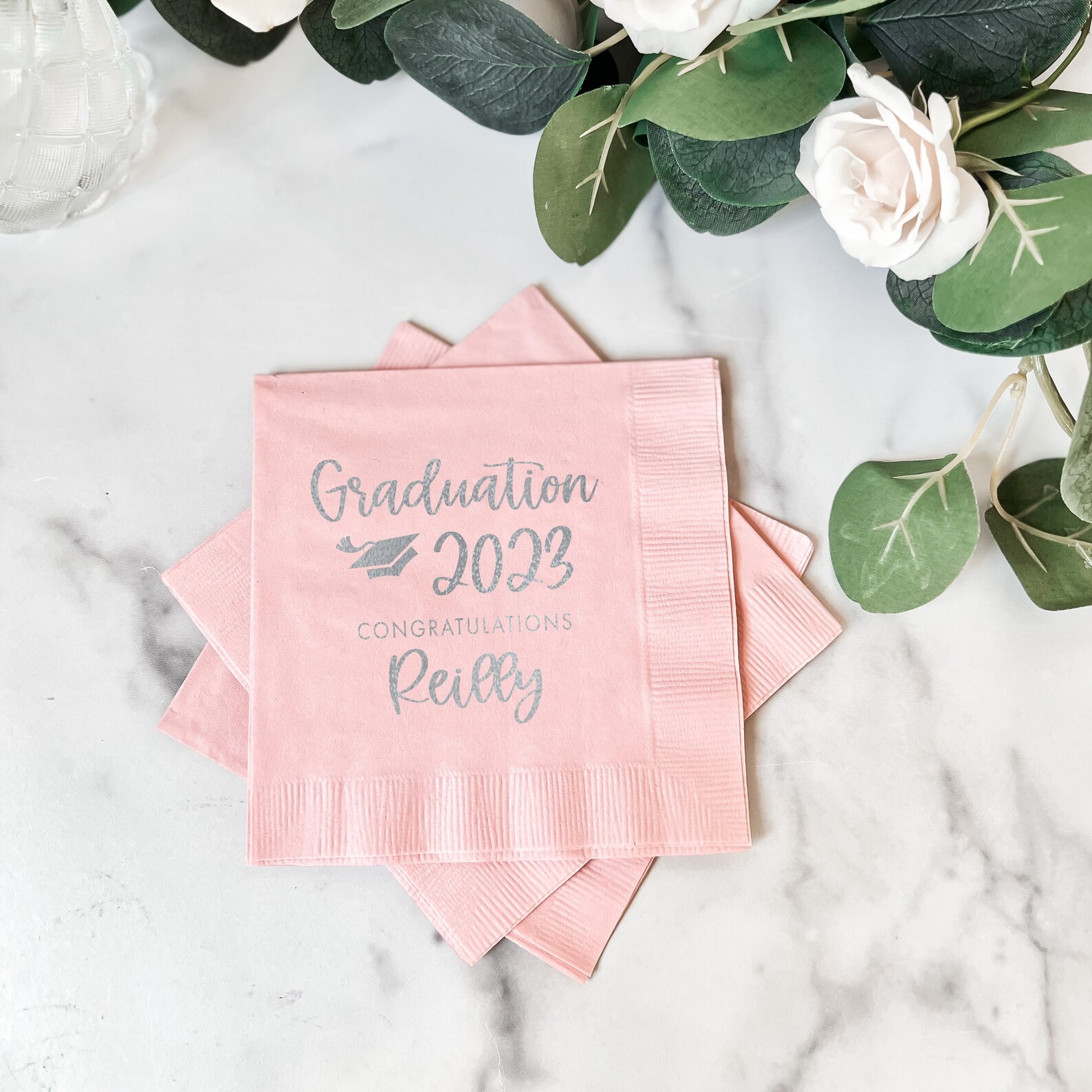 Personalized Graduation Napkins High School Grad College - Etsy