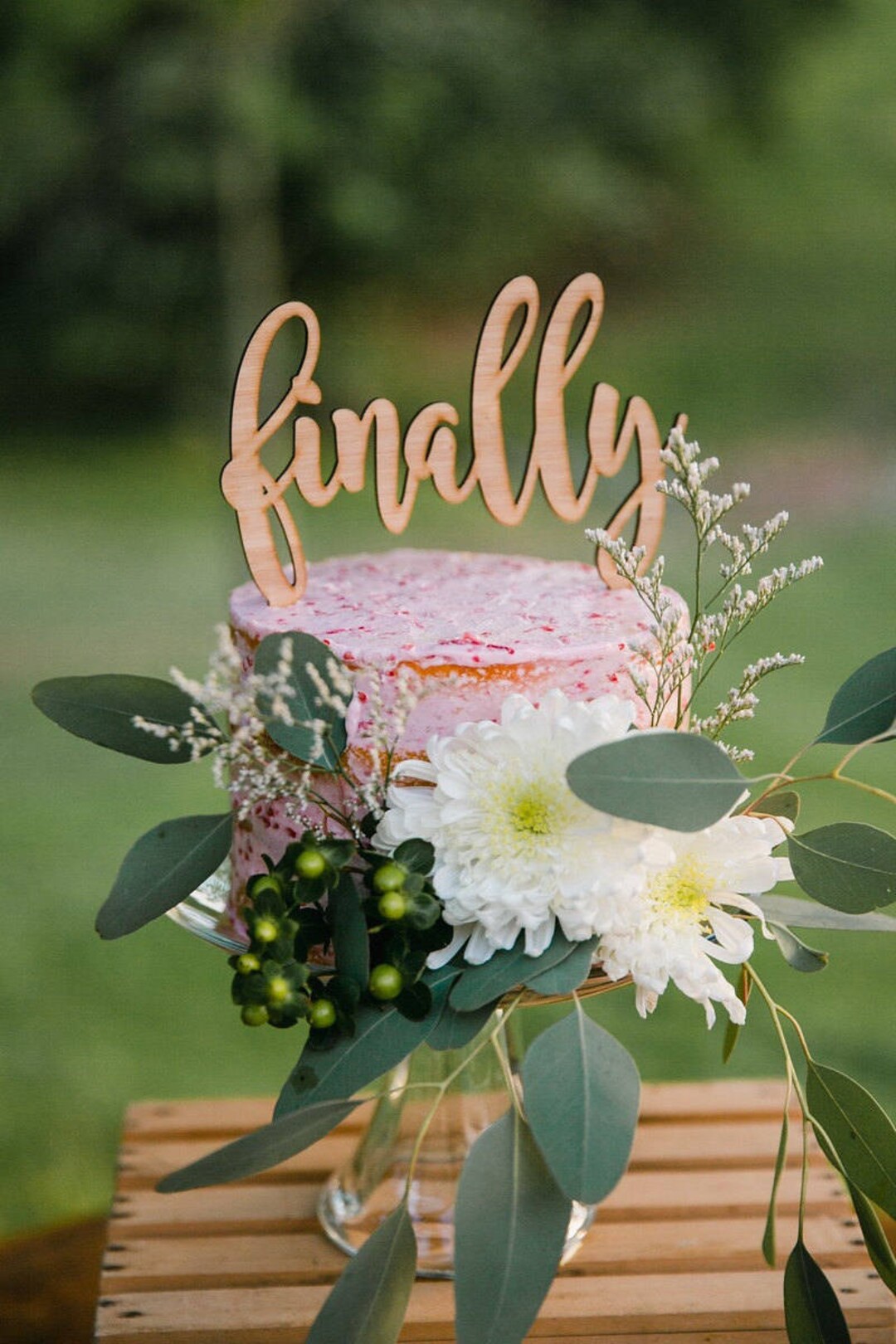 Finally Wedding Cake Topper Wedding Cake Topper Engagement Party Cake ...