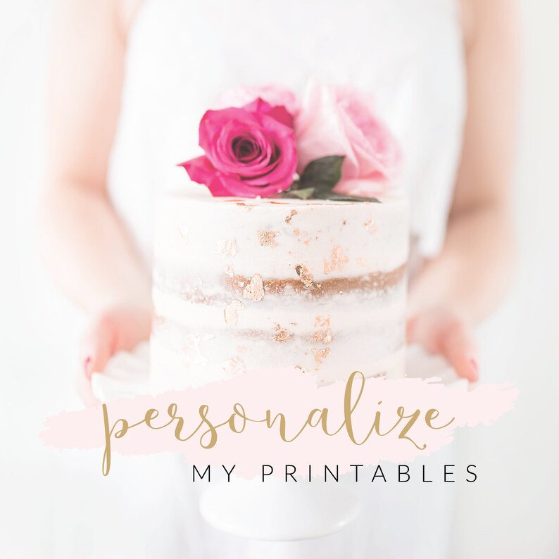 Personalize My Printables Add Text Personalize Any Printable | Etsy